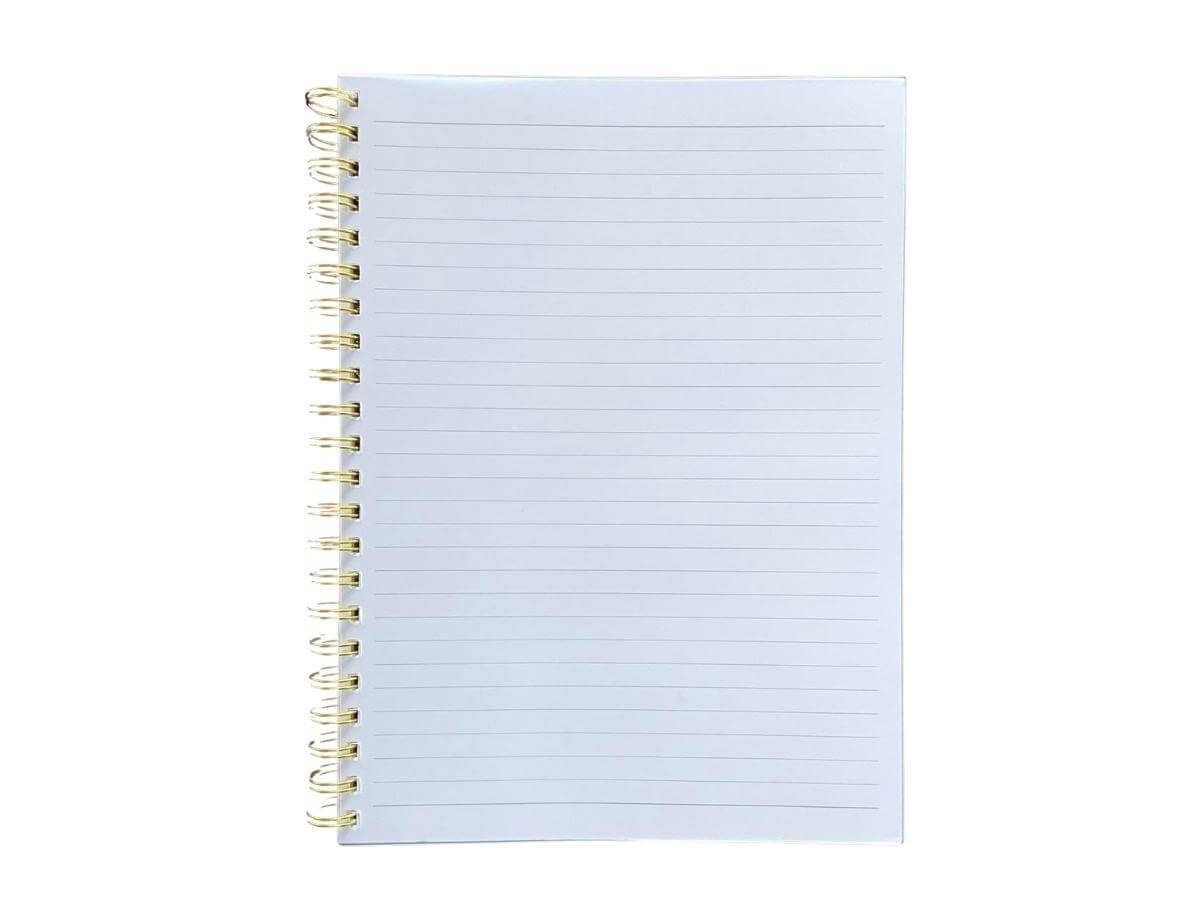 A4 Covered Notebook Replacement Insert - On Her Desk