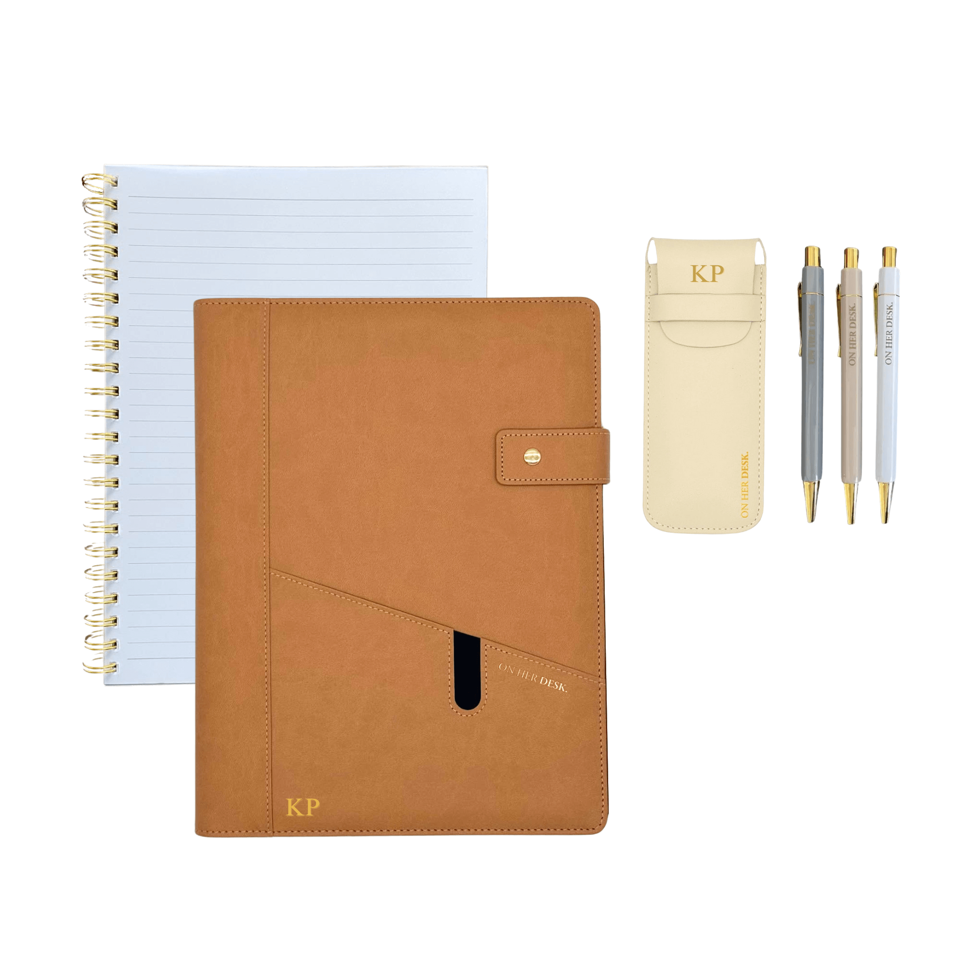 Personalised Notebook Gift Bundle | A4 Notebook and Pen Set