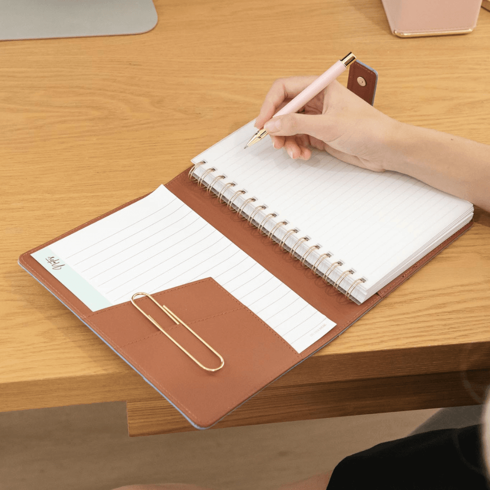 A5 Covered Notebook with Monogramming | On Her Desk