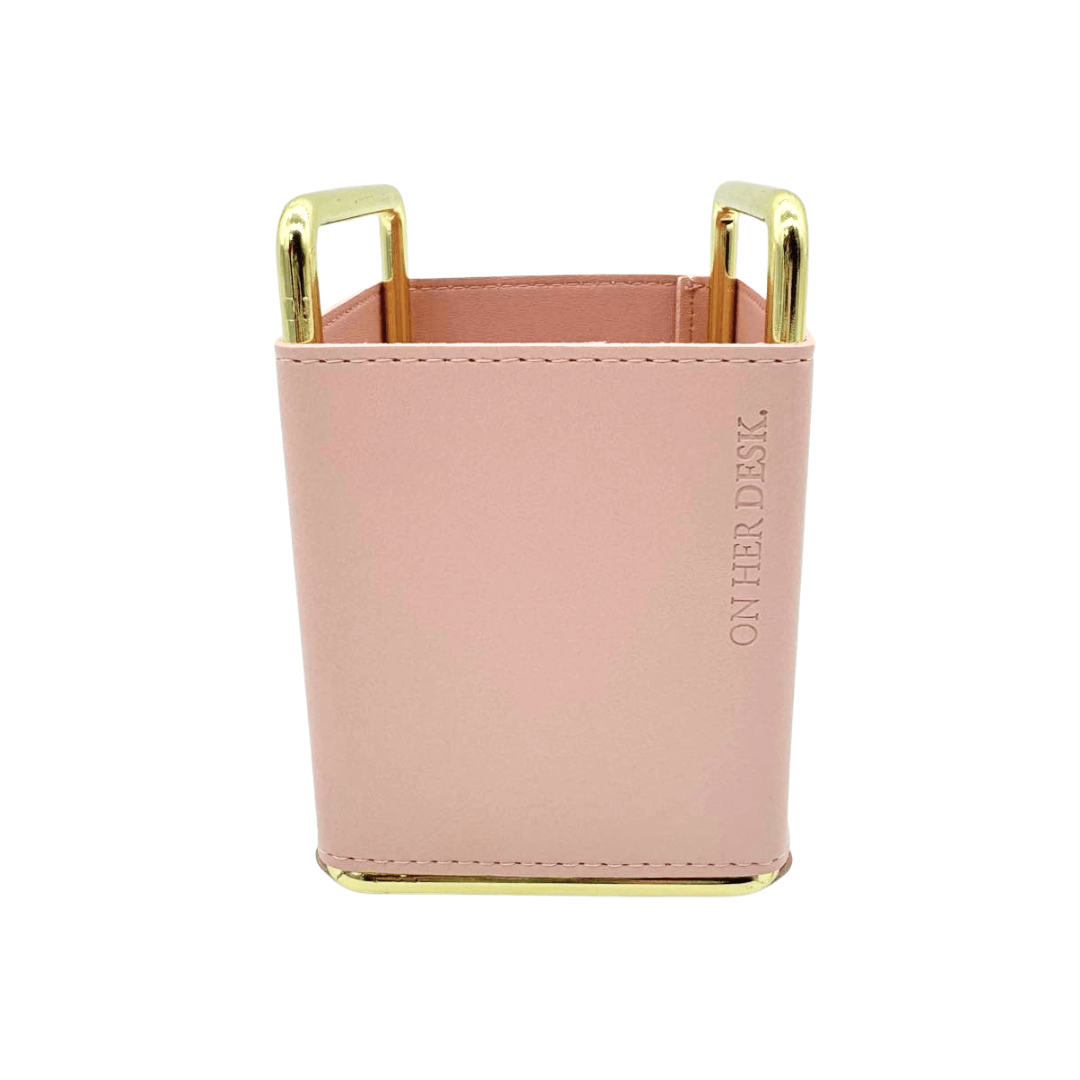 Leather Pen Cup | Store your pens, pencils and other stationery tools