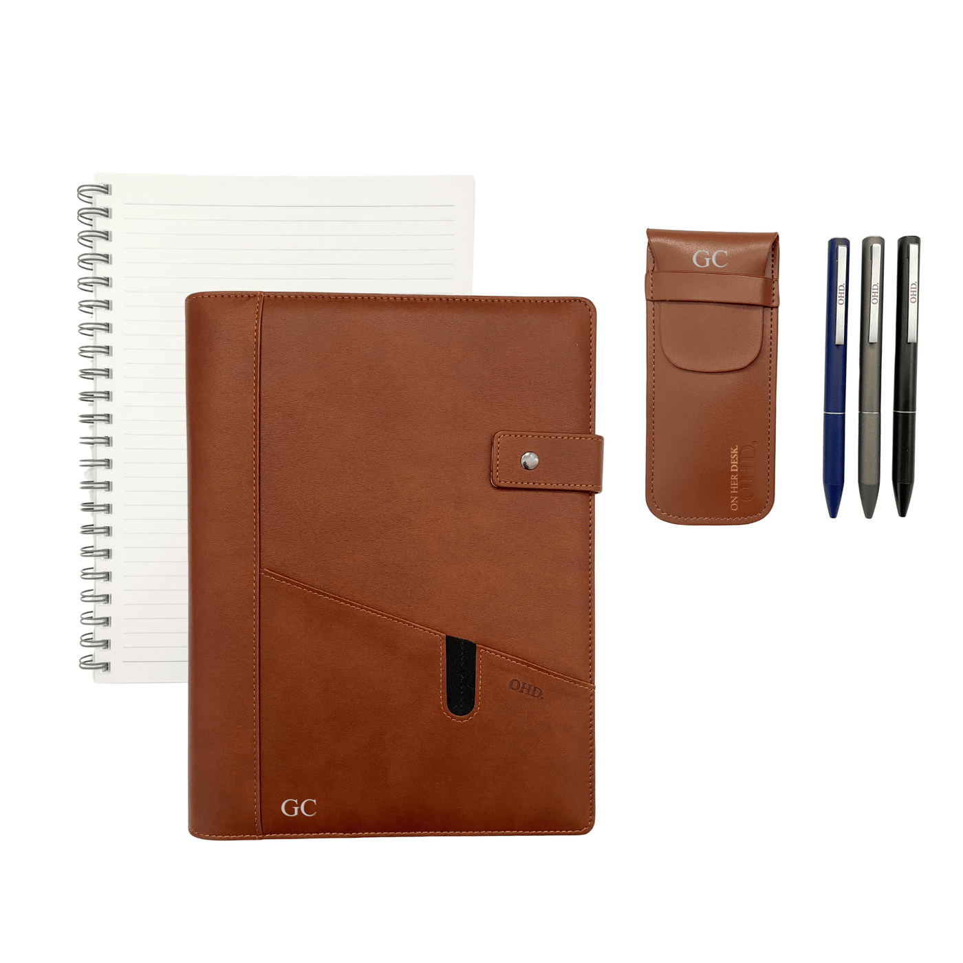 A4 Notebook Bundle | Leather Office Accessories